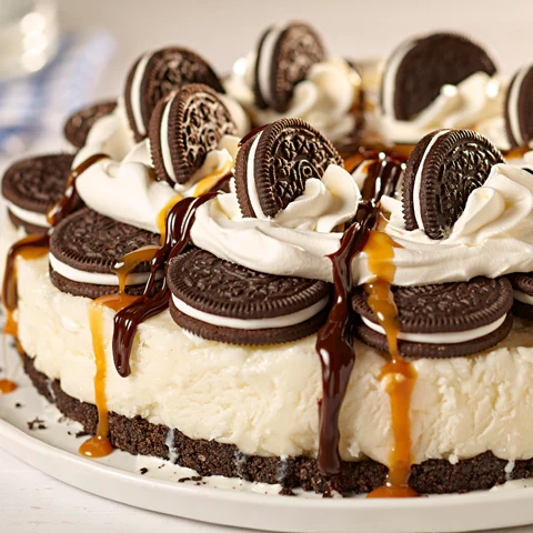 Oreo Nutty Salted Caramel Cake